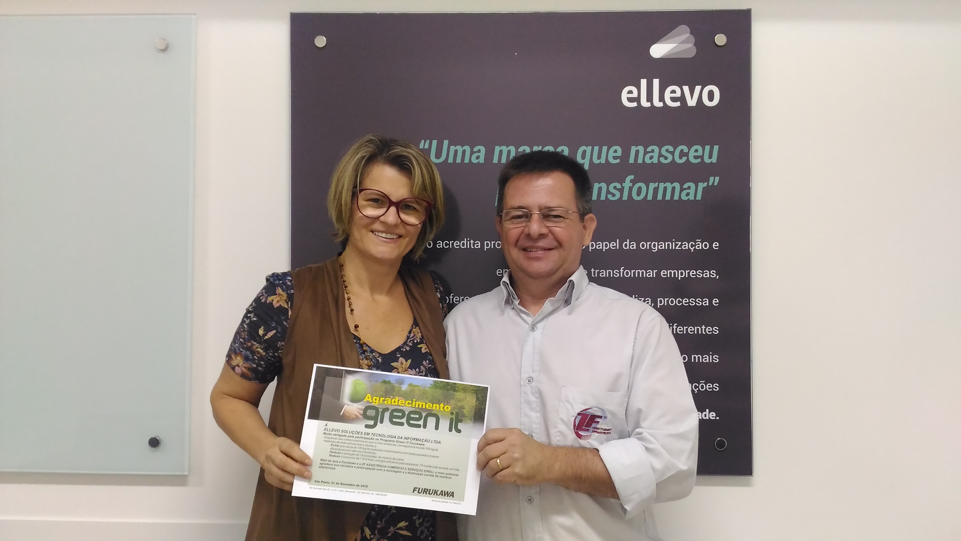 ELLEVO RECEBE SELO DE SUSTENTABILIDADE GREEN IT DA GLOBAL FURUKAWA ...