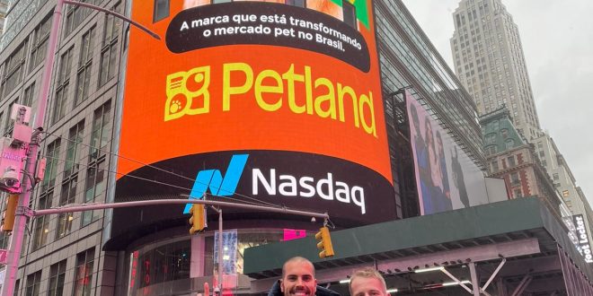 PETLAND ESTREIA NO TELÃO DO PRÉDIO DA NASDAC, EM NOVA YORK - Panorama ...
